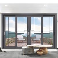 China JZ136 Commercial Aluminium Sliding Doors - Double Glazed High-Performance System for Residential & Villa Applications for sale