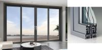 China JZ120 Heavy-Duty Aluminum Sliding Doors - 3+ Meter Height Capacity with Anodized Finish for Industrial Use for sale