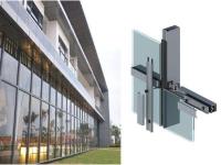 China Modern Commercial Stick Curtain Wall System - High-Performance Architectural Facade with Superior Wind Load Resistance and Thermal Insulation for sale