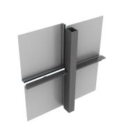 China Custom Aluminum Panel Curtain Wall System for Commercial Buildings - 2-6mm Thickness, Up to 100m Height for sale