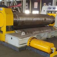 China 270x3500mm 3 Roller Plate Rolling Machine Simple Operation 3 Roll Bender for sale