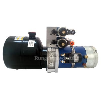 China 1.6KW 2200PSI Car Lift Hydraulic Power Unit Double Acting Hydraulic Dump Trailer Pump for sale