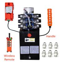 China Industry Machinery Hydraulic Pump Power Unit Single Acting With Wireless Control for sale
