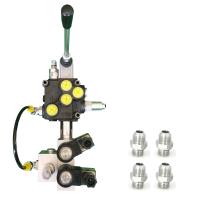 China Industrial Multiway Valve Hydraulic Directional Valve Manual Or Electric Two Controls for sale