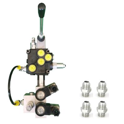 China Industrial Multiway Valve Hydraulic Directional Valve Manual Or Electric Two Controls for sale