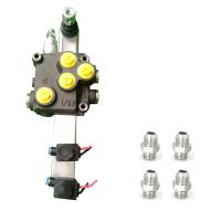 China Three Modes Manual Pneumatic Electric Hydraulic Valve Straight Multi Way Valve for sale