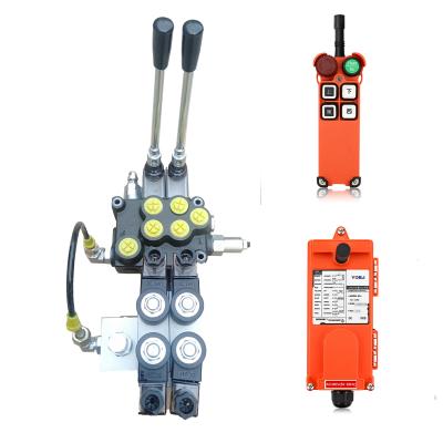 China Manual Electric Two Controls  Hydraulic 2 Way Valve Two Way Directional Valve for sale