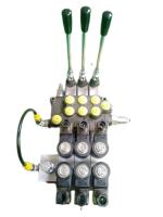 China Manual 3 Way Hydraulic Directional Control Valve 80l/Min Easy Maintained for sale