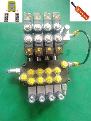 China General Purpose Multiway Hydraulic Directional Valve With Wireless Remote Control for sale