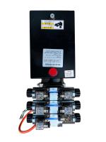 China 110v Car Lift Hydraulic Power Unit 0.75-25Quart Fuel Tank Customizable for sale