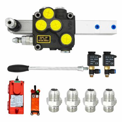 China Remote Control Pneumatic Hydraulic Multi-way Valve Cast Iron for sale
