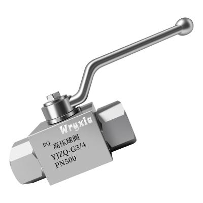 China High-pressure ball valve with high tensile strength, compact design, and high surface hardness for dump truck hydraulic systems for sale