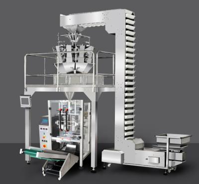 China 50g-1000g Cat Food VFFS Packaging Machine with 304 Food Grade Stainless Steel and Multi-Function PLC Control for sale