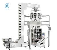 China 10 Head Multihead Weigher VFFS Packaging Machine for Frozen Foods in 304 Food Grade Stainless Steel for sale