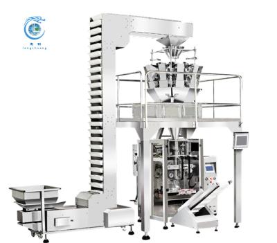 China 10 Head Multihead Weigher VFFS Packaging Machine for Frozen Foods in 304 Food Grade Stainless Steel for sale