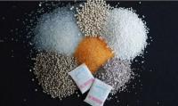 China Alumina Ball Desiccant Packaging Machine Silica Gel 4 Hoppers Linear Scale Vertical Packaging Machine for sale