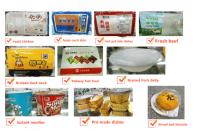 China CE certificate LC-672CF Fully Automatic Vacuum Disc Salad dressings, sauces, fruit purees, meat purees, cups tray Filling and Sealing Machine for sale