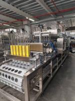 China CE certificate LC-672CF Fully Automatic Vacuum Disc Salad dressings, sauces, fruit purees, meat purees, cups tray Filling and Sealing Machine for sale