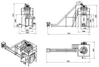 China LC-720 Frozen Foods Vegetables, Fruits, Snacks, Shumai, Steamed Buns Packing Machine Full 304SS 14 Heads Microweigher- 2.5L Pattern Hopper With Collection Hopper for sale
