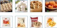 China LC-720 Frozen Foods Vegetables, Fruits, Snacks, Shumai, Steamed Buns Packing Machine Full 304SS 14 Heads Microweigher- 2.5L Pattern Hopper With Collection Hopper for sale