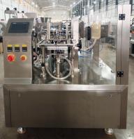 China CE Certificated Zipper Stand Up Pouch Doypack Packing Machine 51g Fertilizer Powder Pre-Made Bag Rotary Feeder Automatic Packaging Machine for sale