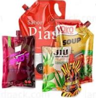 China LC-400R 8 STATIONS 200-5000ml sauce spout pouch doypack packaging machine|soup rotary doypack spout pouch packaging machine|Concentrated Hot Pot soup spout pouch rotary doypack packaging machine for sale