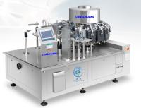 China CE Certificate LC-400R 8 Stations Automated Sauce Pre-Made Bag Packaging Machine, Four-Sided Flat Bag Packaging Machine for sale