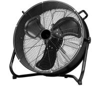 China 20inch 120W Black Drum Floor Fan 100% Cooper Motor for sale