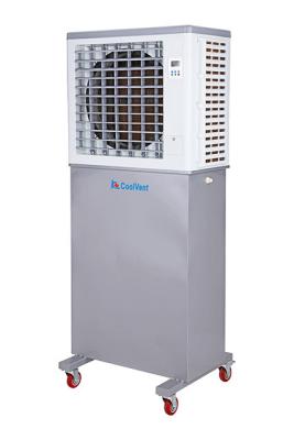China 60L Industrial Portable Evaporative Cooler 0.28kW With Big Stainless Steel Water Tank for sale