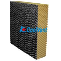China Greenhouse Cellulose Cooling Pads For Poultry Houses brown Color for sale