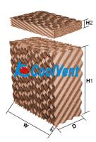 China KCoolVent Cellulose Cooling Pads Type 5090 7060 For Cooling Fan for sale