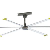 China KCoolVent HB-A2500 HVLS Industrial big ceiling fan for large space, 0.75kW Gearbox Motor, Aluminum alloy fan blades for sale