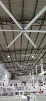 China KCoolVent HB-A2500 HVLS Industrial big ceiling fan for large space, 0.75kW Gearbox Motor, Aluminum alloy fan blades for sale