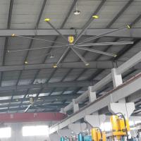 China KCoolVent HB-A2500 HVLS Industrial big ceiling fan for large space, 0.75kW Gearbox Motor, Aluminum alloy fan blades for sale