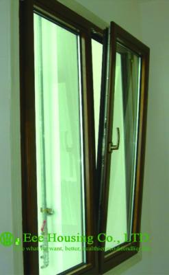 China German Hardware Tilt & Turn Wood Aluminum Window For Villas for sale