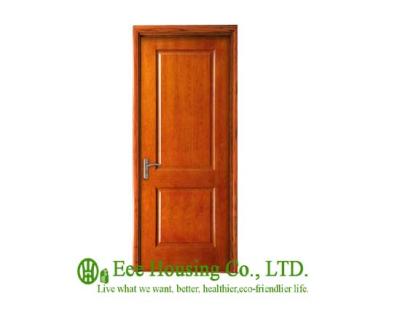 China Solid wood skeleton Veneer door, customized size and design for sale