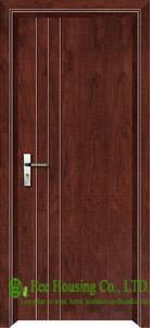 China External timber Veneer door,with lock and handle for sale