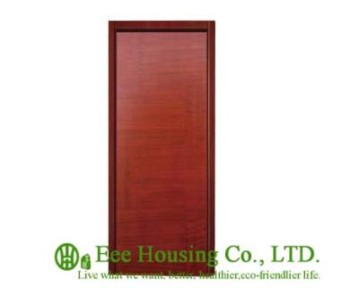 China Walnut Flush Timber Veneer door, For Apartment, With hardware and accessories for sale