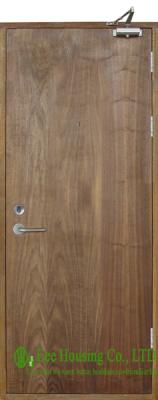 China Outward Opening commercial fire rated wooden doors,Flush Type with Perlite infilling for sale