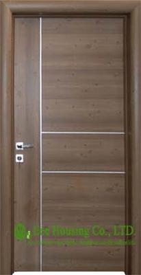 China Eco-friendly Swing Type Interior PVC Wood Doors,40mm thickness wood door, For Interior Room for sale