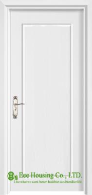 China White Color PVC Wood Doors, with door frame/ door architrave/Hardware for sale