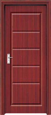 China Eco-friendly Swing Type Interior PVC Wood Doors,40mm thickness wood door, For Interior Room for sale