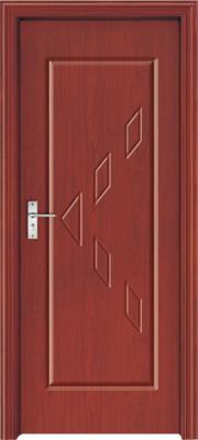 China Eco-friendly Swing Type Interior PVC Wood Doors,40mm thickness wood door, For Interior Room for sale