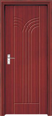 China Eco-friendly Swing Type Interior PVC Wood Doors,40mm thickness wood door, For Interior Room for sale