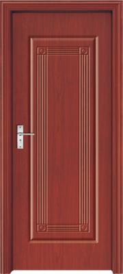 China Eco-friendly Swing Type Interior PVC Wood Doors,40mm thickness wood door, For Interior Room for sale
