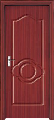 China Eco-friendly Swing Type Interior PVC Wood Doors,40mm thickness wood door, For Interior Room for sale