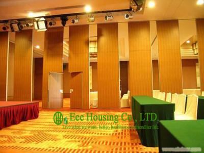 China Melamine Finished Movable Partition Wall For Meeting Room, With Casement Door Type for sale