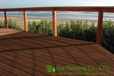 China Eco-friendly Bamboo Flooring used for outdoor area, Bamboo Decking for sale