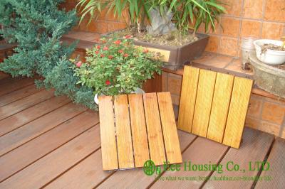 China Matt Finish Outdoor Bamboo Flooring, Eco-friendly for sale