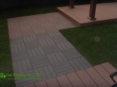 China 300x300x23mm Outdoor Bamboo Flooring,Decking Tile Unit Series,Matt Finish for sale